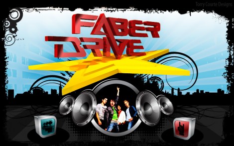 Faber Drive Splash Page graphic design by Torry Courte