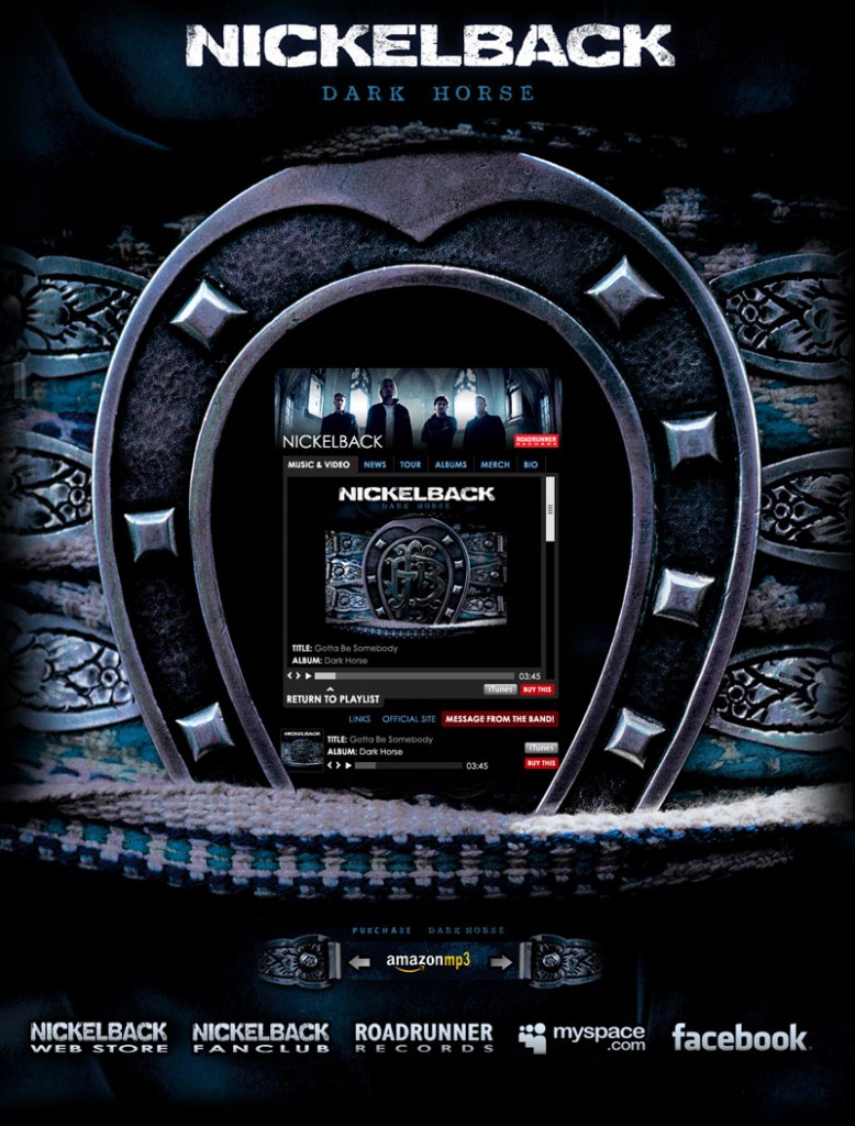 Nickelback "Dark Horse" Layout - Torry Courte